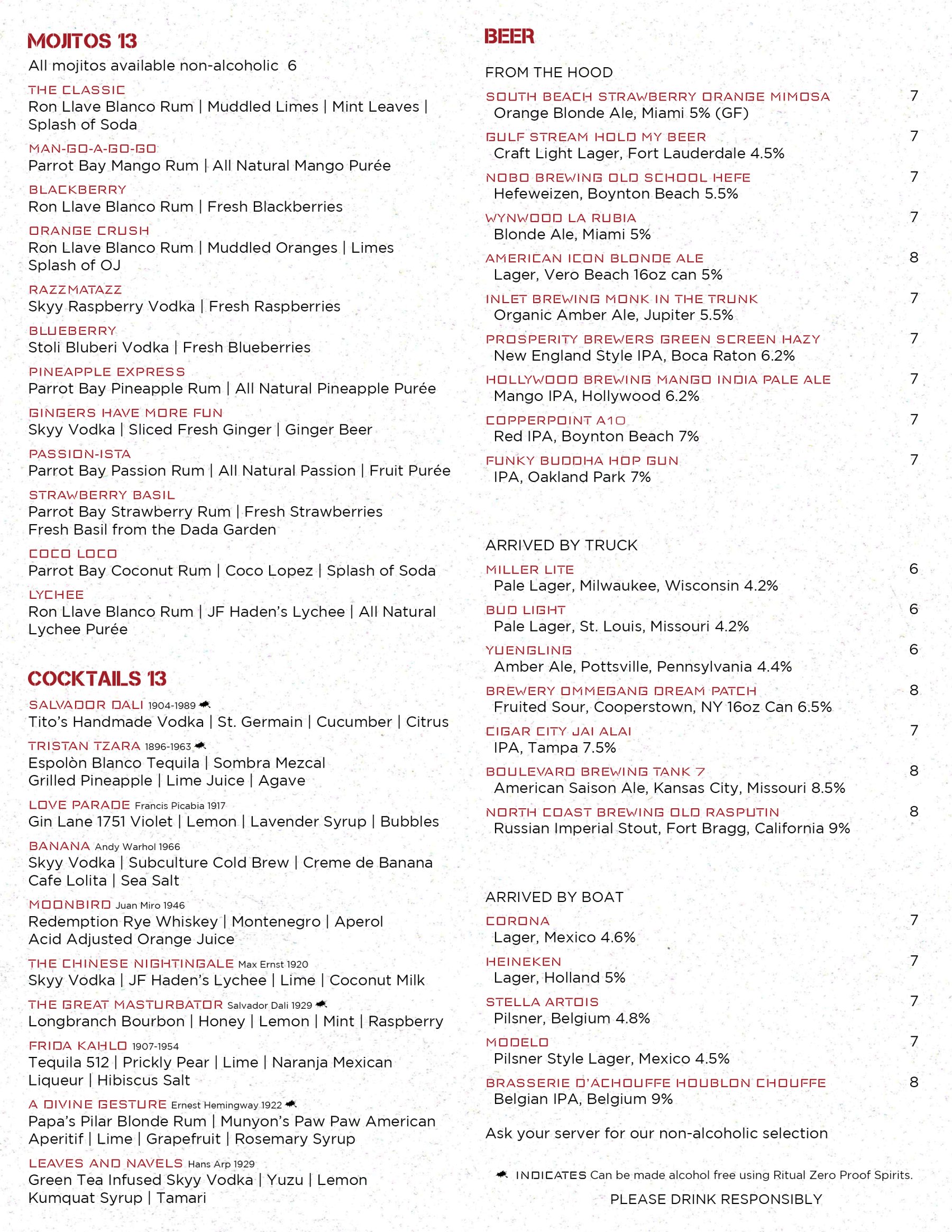 Dada - Delray Beach - Subculture